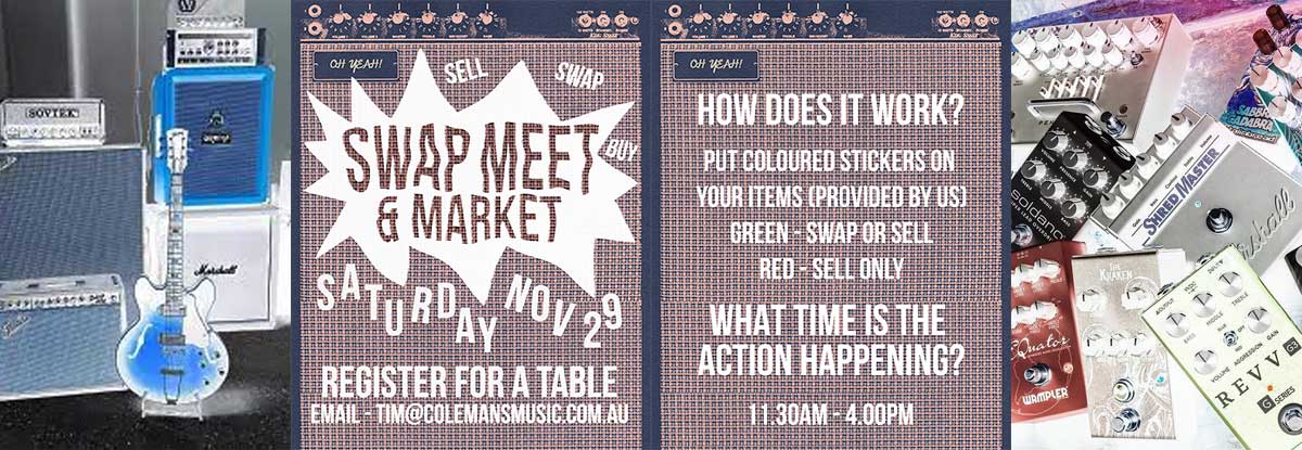 Colemans Music Swap Meet – Buy, Sell & Trade Gear