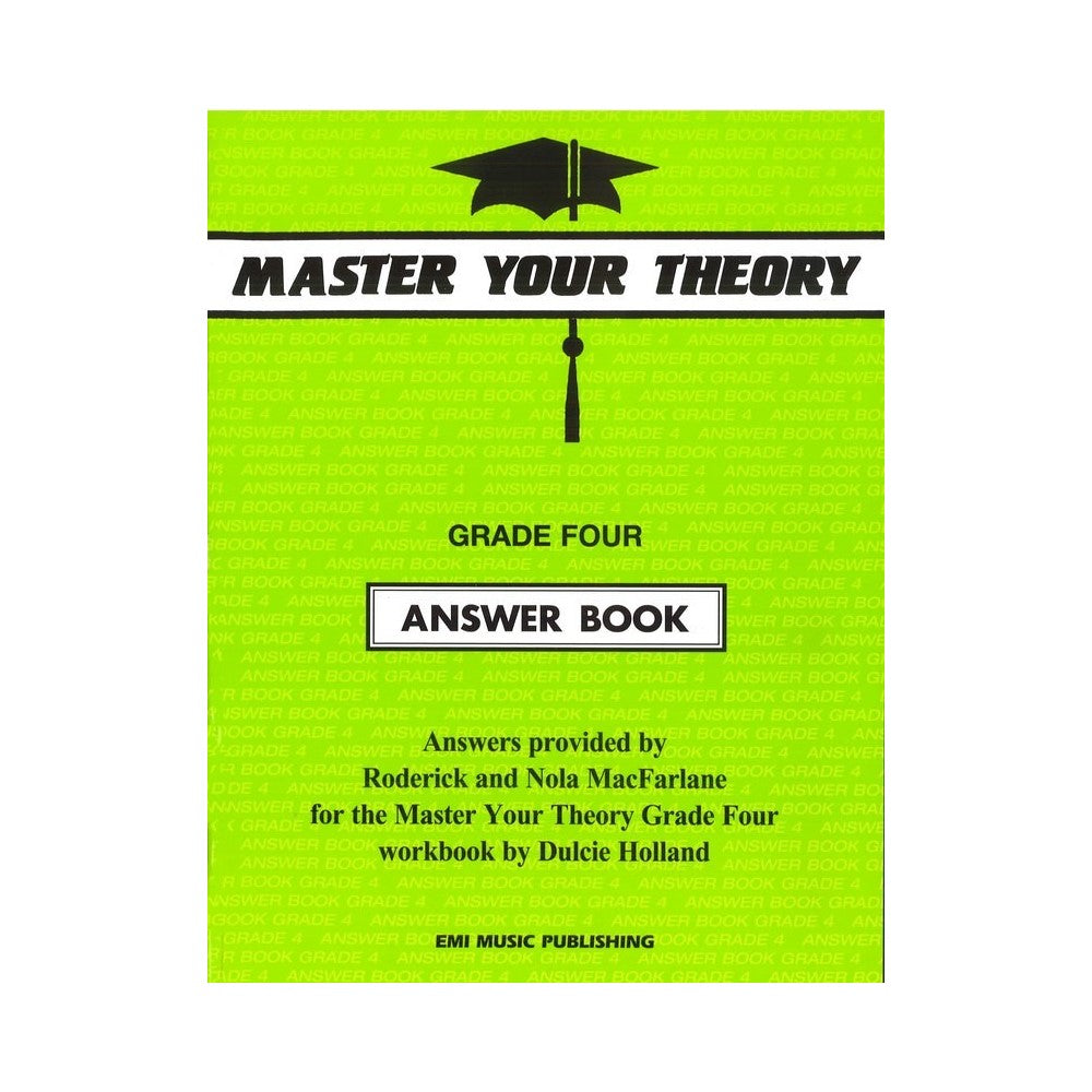 MASTER YOUR THEORY ANSWER BK 4